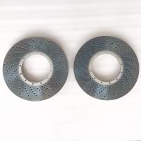 China Gray Cast Iron HT250 Brake Disc 420*40mm Drilled Disc Rotor For Audi for sale