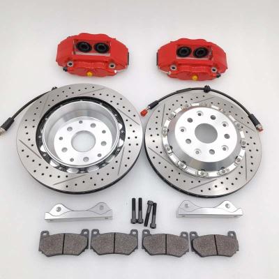 China Aluminum 4 Pot Brake Kit CP7600 With 330*24mm Drilled Slot For IS300 Rear for sale