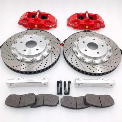 China CP5200 4 Pot Brake Kit 330*28mm Disc Drilled Slotted For Lexus IS300 for sale