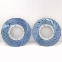 China Audi Cast Iron Brake Drilled Disc 420*40mm Big Brake Disc Rotor for sale