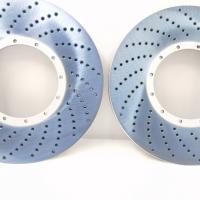 China Audi Cast Iron Brake Drilled Disc 420*40mm Big Brake Disc Rotor for sale