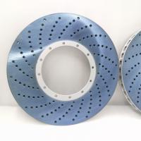 China Audi Cast Iron Brake Drilled Disc 420*40mm Big Brake Disc Rotor for sale