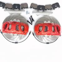 China 8 Pots BM8 Brake Caliper With 410*36mm Drilled Slotted Disc Fit For Infiniti G37X for sale