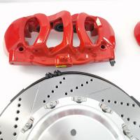 China Alloy Forged 6 Pot Brake Kit Caliper Brembo BM6 With 405*34mm Rear Brake Drum 175mm for sale