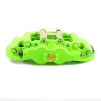 China 6061 Alloy 4 Pot Brake Kit Caliper CP8530 Green Color Painting Fit 355*32mm for sale