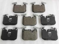 China HP1000 Car Brake Pads Ceramic Metal For M8 10 Pots Caliper for sale