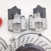 China Four Pots Dual Rear Caliper Brembo GT4 With 380*28mm Driilled Disc For Alphard for sale