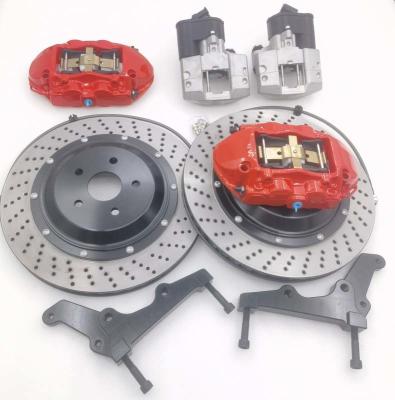China Four Pots Dual Rear Caliper Brembo GT4 With 380*28mm Driilled Disc For Alphard for sale