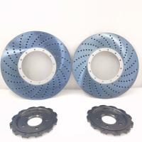 China Custom Cast Iron Brake Disc 420*40mm Hole With Black Alloy Center Bell for sale
