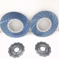 China Custom Cast Iron Brake Disc 420*40mm Hole With Black Alloy Center Bell for sale