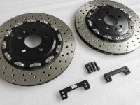 China Rear Enlarged Disc Car Brake Parts 355*22mm Bell Bracket For Audi Rs3 for sale