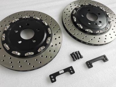 China Rear Enlarged Disc Car Brake Parts 355*22mm Bell Bracket For Audi Rs3 for sale