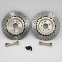 China HT250 Oversize Car Rear Disc Brake Parts 330*10mm Customized Bell Bracket for sale