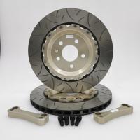 China HT250 Oversize Car Rear Disc Brake Parts 330*10mm Customized Bell Bracket for sale
