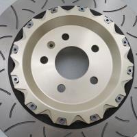 China HT250 Oversize Car Rear Disc Brake Parts 330*10mm Customized Bell Bracket for sale