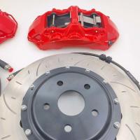 China Gray Iron 6 Pot Brake Kit Red Caliper 355*32mm Custom Disc for sale