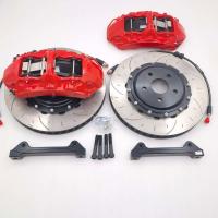 China Gray Iron 6 Pot Brake Kit Red Caliper 355*32mm Custom Disc for sale