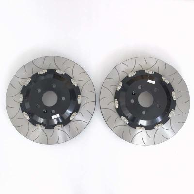 China Brembo GT6 Auto Brake Discs 380*34mm Dragon Type III Floating Center Bell for sale