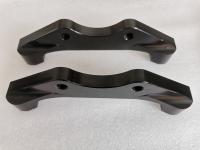 China Oxidation Black Aluminum 6061 Brake Caliper Bracket Car Front Customized Type for sale