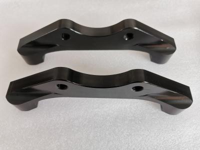 China Oxidation Black Aluminum 6061 Brake Caliper Bracket Car Front Customized Type for sale