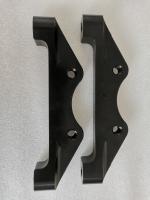 China Oxidation Black Aluminum 6061 Brake Caliper Bracket Car Front Customized Type for sale