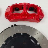 China Benz 6 Pots Brake Caliper 365*34mm Dragon Slot Disc No Logo for sale