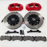 China Benz 6 Pots Brake Caliper 365*34mm Dragon Slot Disc No Logo for sale