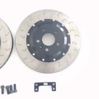China 355*22mm Cast Iron Brake J Hook Disc Black Center For Audi RS6 C7 for sale