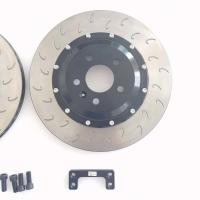 China 355*22mm Cast Iron Brake J Hook Disc Black Center For Audi RS6 C7 for sale