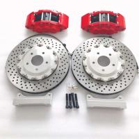 China CP5555 6 Pots Brake Caliper With 362*32mm Drilled Disc For EVO8 for sale