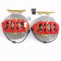 China MK4 6 Pot Brake Kit Caliper Brembo BM6 Disc 355*32mm Drilled Slot for sale
