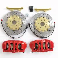 China MK4 6 Pot Brake Kit Caliper Brembo BM6 Disc 355*32mm Drilled Slot for sale