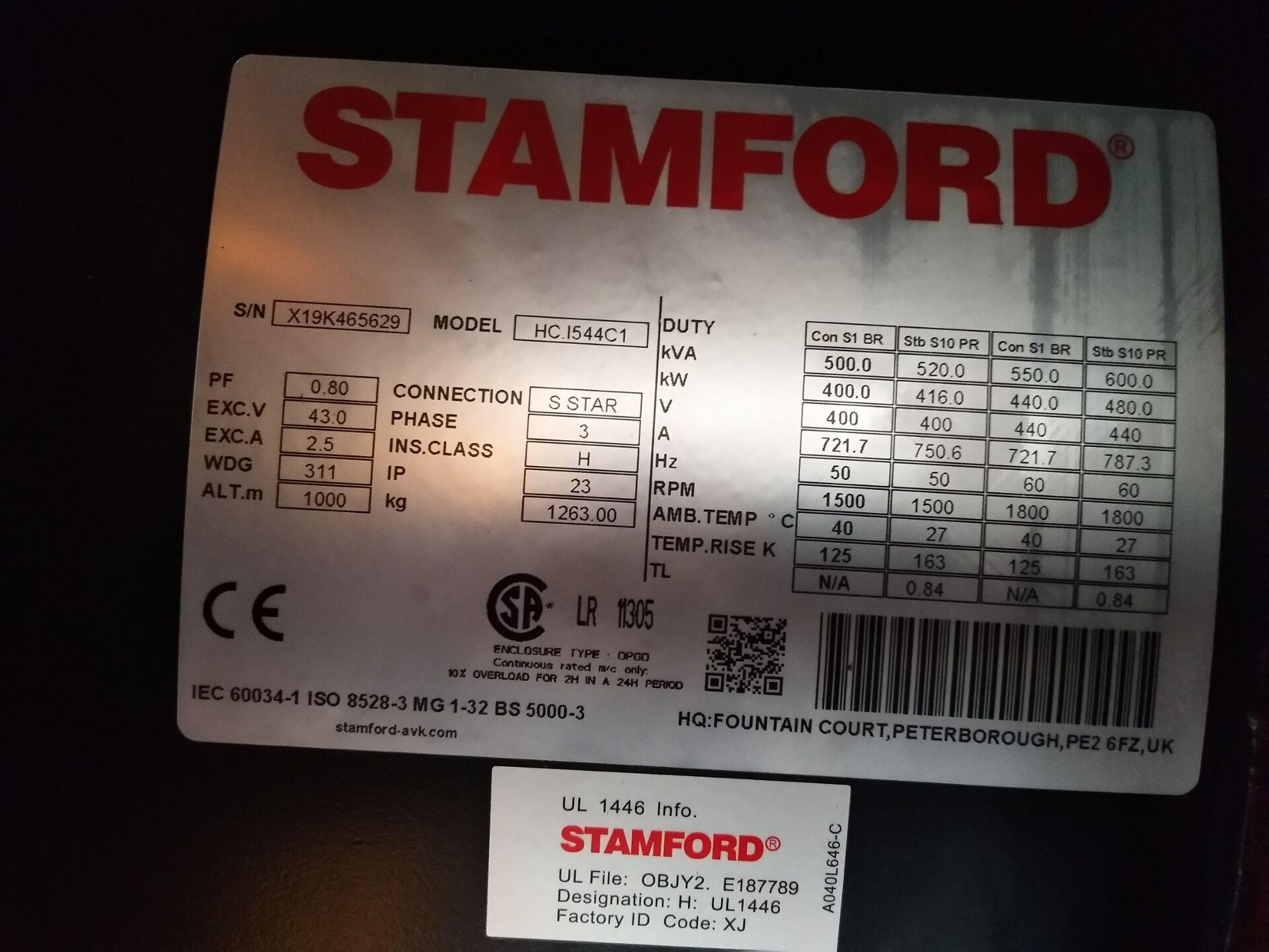 Stamford alternator for the Perkins diesel generator with model HCI544C