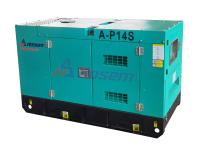 China Perkins A-P14 Diesel Generator Set 400/230V 1500 Rpm 10kW Prime Power Low Noise Level At 7 Meters for sale