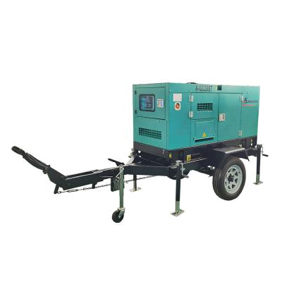 China 20kW 25kVA Quanchai Engine Diesel Generator Trailer Mobile Type for sale