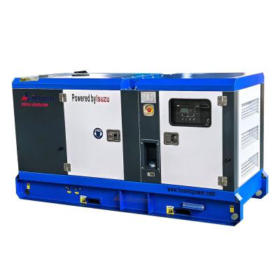China 4-cylinder diesel generator| 48kVA Soundproof by Isuzu diesel engine for sale