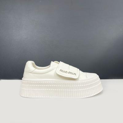 China Women casual canvas fashion simple high shoes comfort white rubber outsole for sale