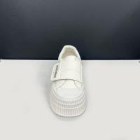 China Women casual canvas fashion simple high shoes comfort white rubber outsole for sale