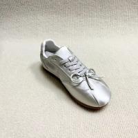China Women comfort silk shoes with cotton make silver color and low-cut for sale