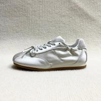 China Women comfort silk shoes with cotton make silver color and low-cut for sale