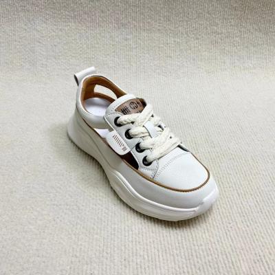 China Flat Hollow Women Leather Sandals Breathable Casual Shoes And Lace Up for sale