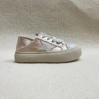 China Classic Platform Sneakers Women Round Head And Thick Soled With Silk Surface for sale