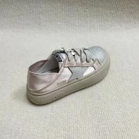 China Classic Platform Sneakers Women Round Head And Thick Soled With Silk Surface for sale