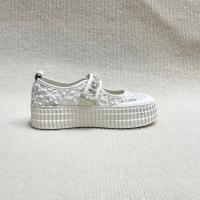 China Women fashion sport shoes with pearl on surface for causal use in summer OEM for sale