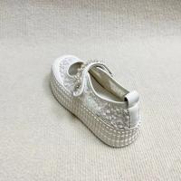 China Women fashion sport shoes with pearl on surface for causal use in summer OEM for sale