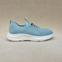 China Stylish blue soft bottom breathable ladies sport running shoes athletic for sale