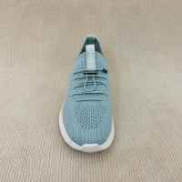 China Stylish blue soft bottom breathable ladies sport running shoes athletic for sale