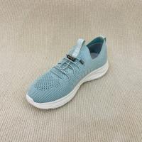 China Stylish blue soft bottom breathable ladies sport running shoes athletic for sale