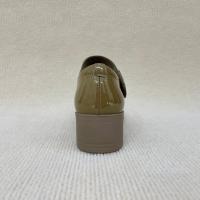 China Fashion Women'S Business Casual Heels U Knot Brown Heels For Women for sale