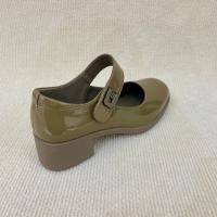 China Fashion Women'S Business Casual Heels U Knot Brown Heels For Women for sale